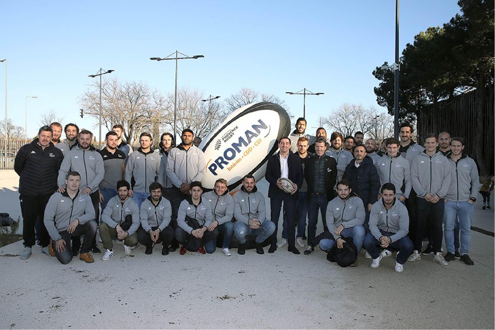 PROMAN et PROVENCE RUGBY inaugurent la nouvelle porte d’entrée ...