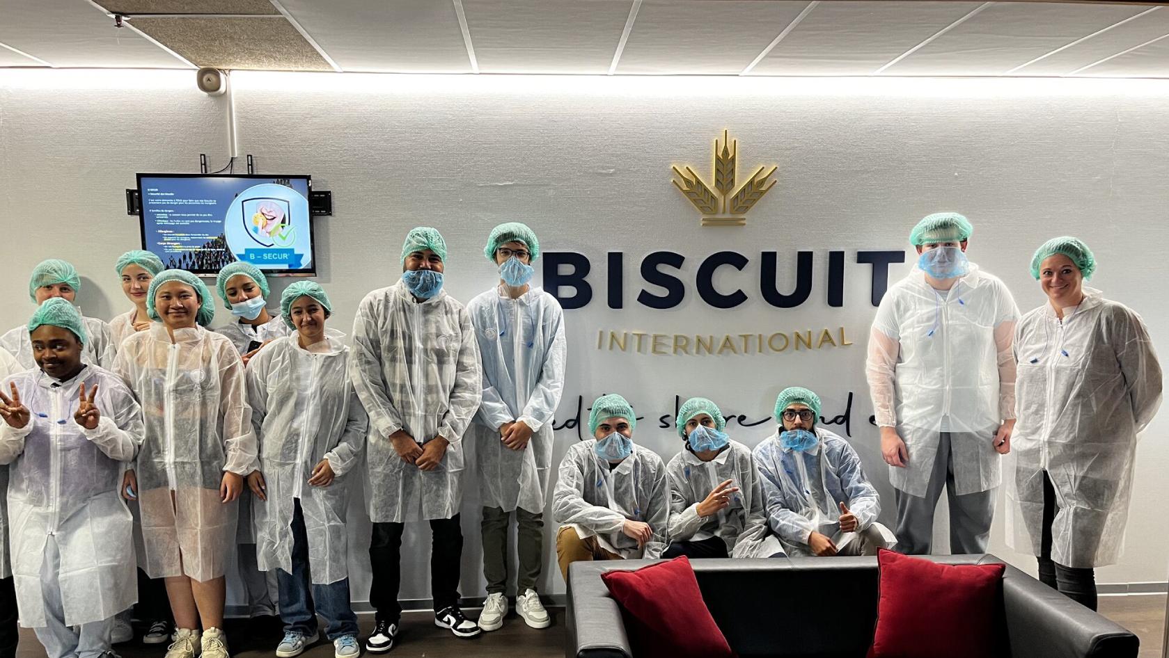 Visite à la Biscuiterie Poult avec L'école de la deuxième chance de Montauban