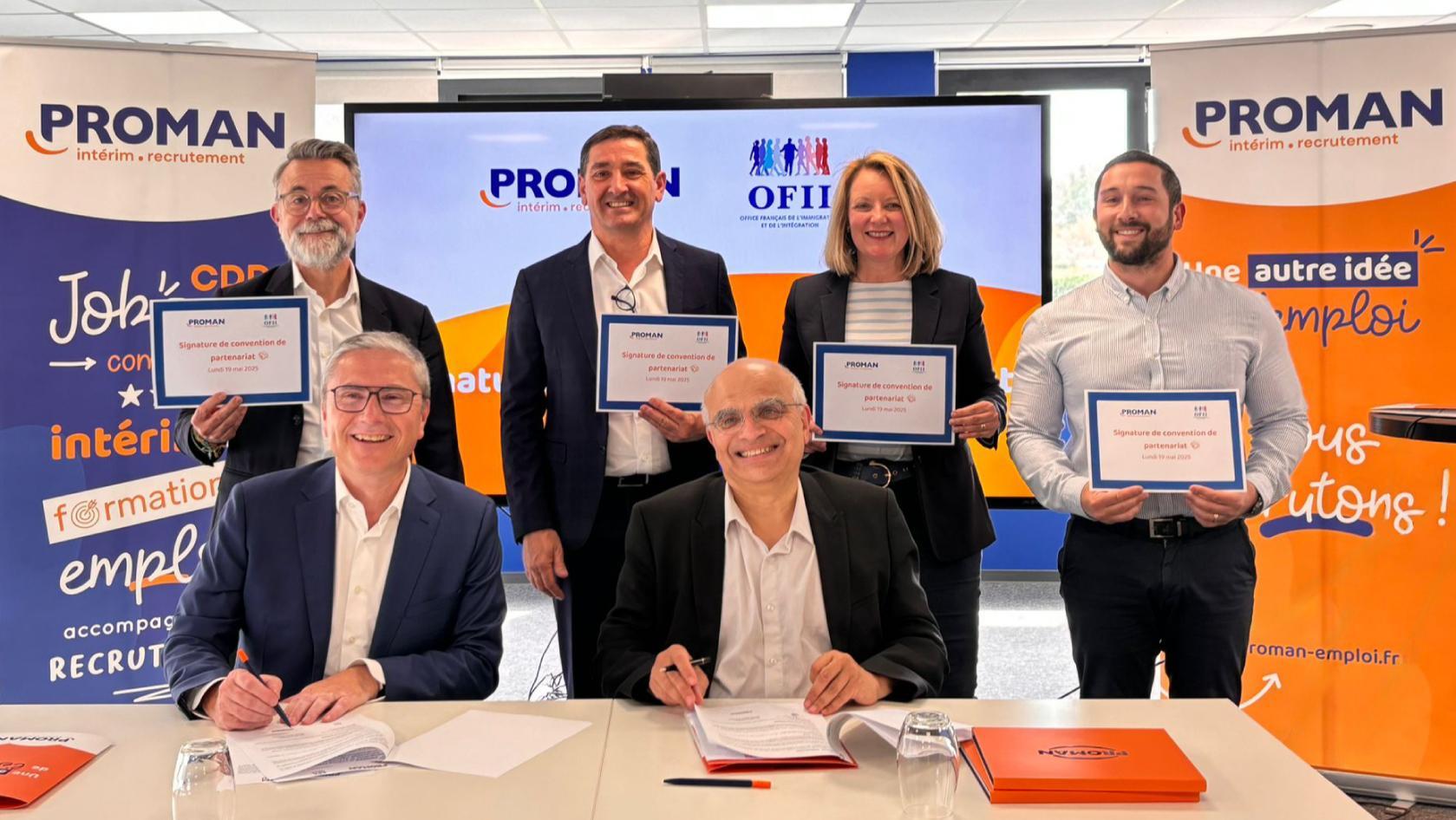 PROMAN signe un partenariat avec l'OFII pour l'inclusion professionnelle