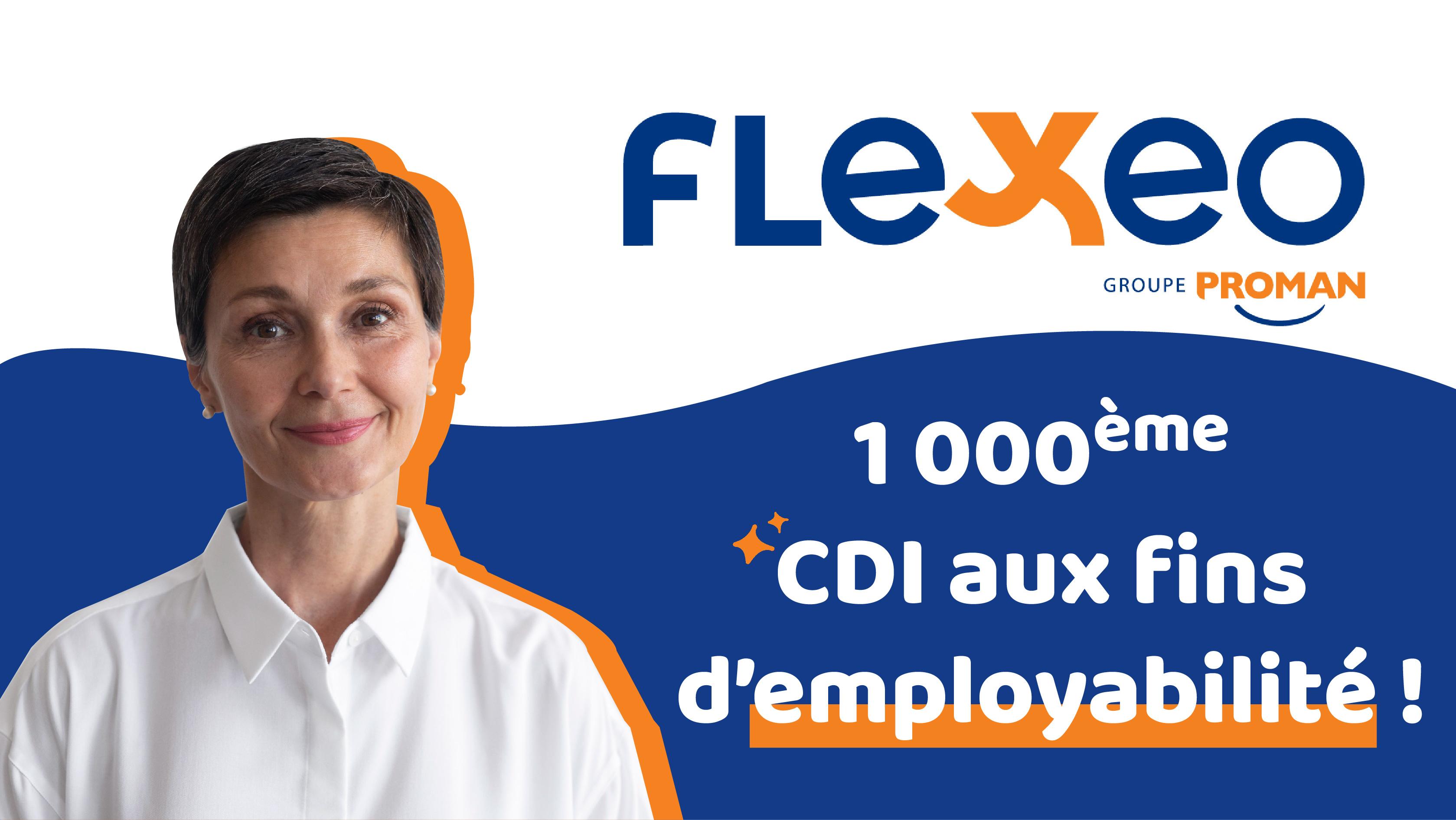 PROMAN signe son 1 000eme CDI aux fins d’employabilité avec Flexeo, une ...